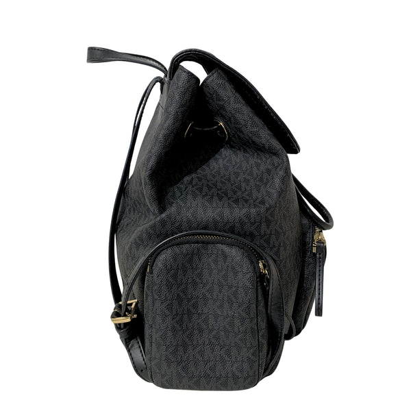Black Monogram Backpack – Loom & Magpie Boutique