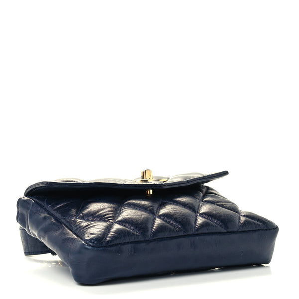 Chanel Quilted Envelope Belt Bag in Navy Blue – Loom & Magpie Boutique